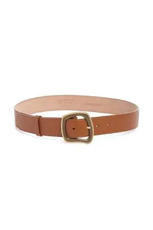 Gabriela Hearst Simone Belt In Textured Leather - Cognac