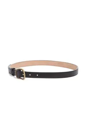 Gabriela Hearst Small Simone Textured Leather Belt - Black