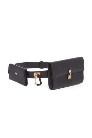 Gabriela Hearst Nappa Leather Tool Belt - Black