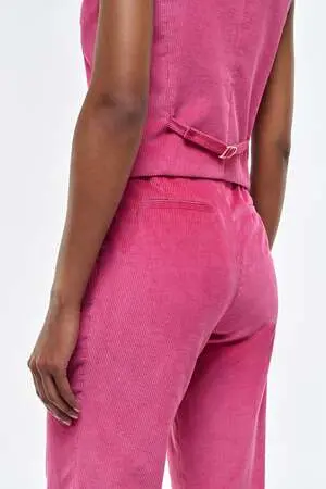 Gabriela Hearst Vesta Flare Pant - Fuchsia