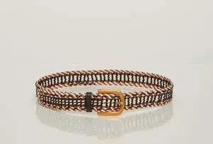 Gabriela Hearst Sam Braided Leather Belt
