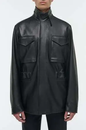 Gabriela Hearst Darwin M65 Nappa Leather Jacket