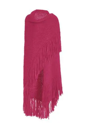 Gabriela Hearst Lauren Knit Wrap In Welfat Cashmere - Fuchsia