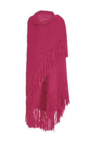 Gabriela Hearst Lauren Knit Wrap In Welfat Cashmere - Fuchsia