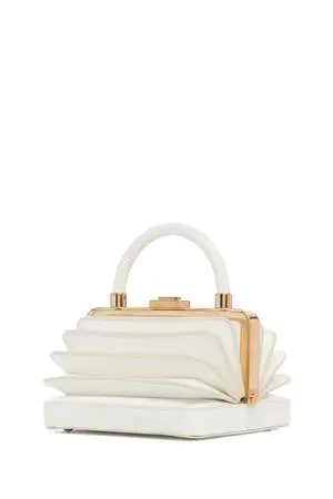 Gabriela Hearst Diana Bag In Snakeskin - Ivory