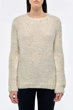 Gabriela Hearst Lawrence Knit Cashmere Sweater - Ivory