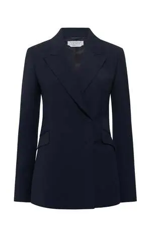 Gabriela Hearst Angela Double-breasted Wool Blazer - Dark Navy