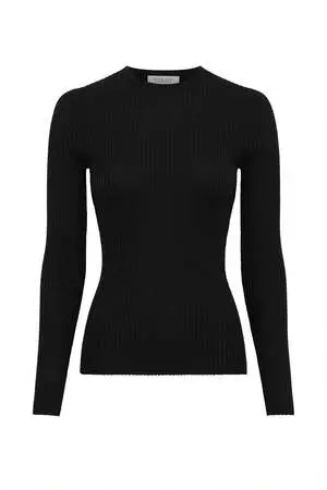 GABRIELA HEARST Gabriela Hearst Browning Cashmere Silk Ribbed Crew Neck Sweater