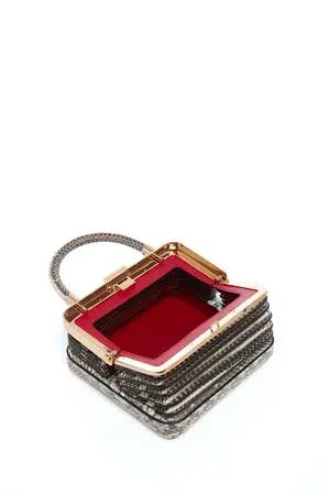 Gabriela Hearst Small Diana Bag - Black/ivory