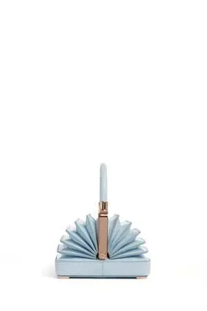 Gabriela Hearst Small Diana Snakeskin Bag - Light Blue