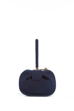 Gabriela Hearst Whipstitch Demi Bag - Navy
