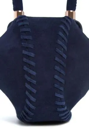 Gabriela Hearst Whipstitch Demi Bag - Navy