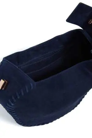 Gabriela Hearst Whipstitch Demi Bag - Navy