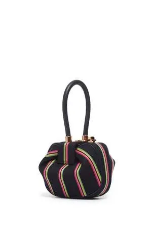 Gabriela Hearst Striped Demi Bag - Navy