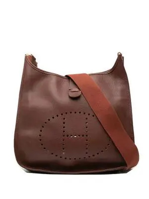 Hermès 2000-2014 Clemence Evelyne I Pm Crossbody Bag - Brown