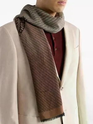 Etro Paisley-pattern Scarf - Brown