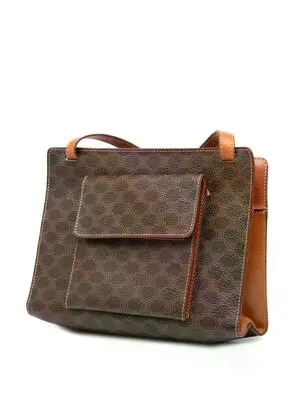 Celine 2000 Macadam Coated Canvas Crossbody Bag