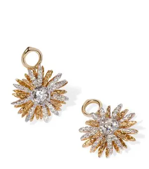 Annoushka Yellow And Diamond Daisy Earring Drops - Gold