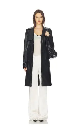 Superdown Morgan Faux Leather Coat