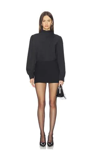 Astr The Label Ivonne Top - Black