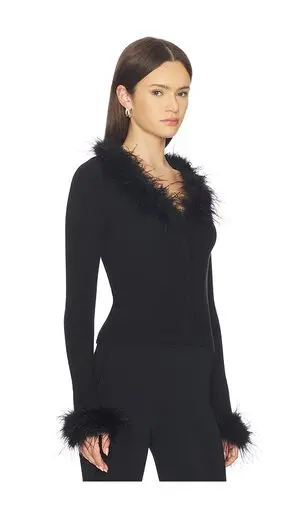 Majorelle Lela Feather Cardigan