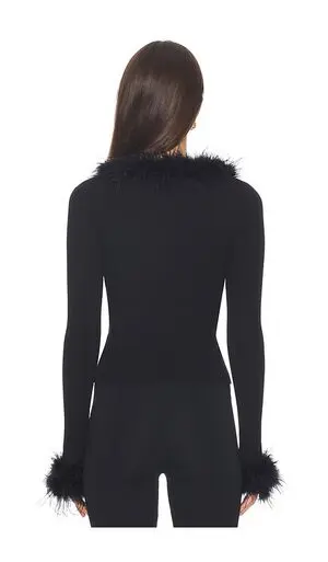 Majorelle Lela Feather Cardigan