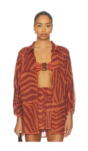 VIX PAULA HERMANNY Mori Long Sleeve Blouse - Multi