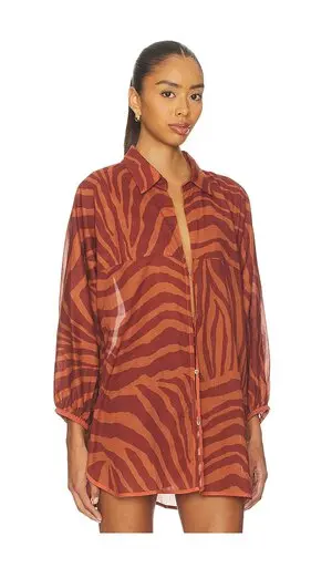 VIX PAULA HERMANNY Mori Long Sleeve Blouse