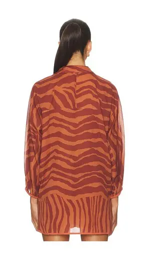 VIX PAULA HERMANNY Mori Long Sleeve Blouse