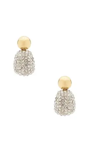 Lele Sadoughi Pebble Stud Earrings - Crystal