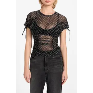 Guess Chain Mesh Top