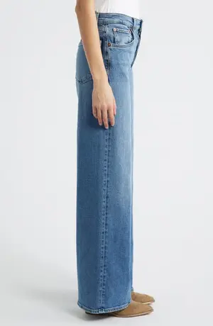 RE/DONE High-waist Wide-leg Jeans - Mid70sshadow