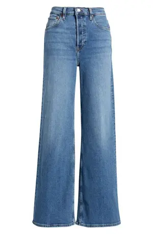 RE/DONE High-waist Wide-leg Jeans - Mid70sshadow