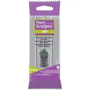 SCULPEY Super Firm Clay Gray - Multicolored