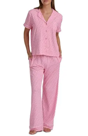 Splendid Short Sleeve Pajamas - Heart Geo