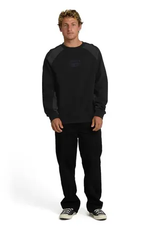 BILLABONG Embroidered Fleece Sweatshirt