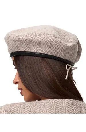 Naked Wardrobe Herringbone Beret