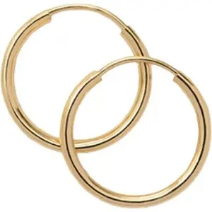 MADE BY MARY 14k Live In Hoop Earrings - 14k Solid Gold