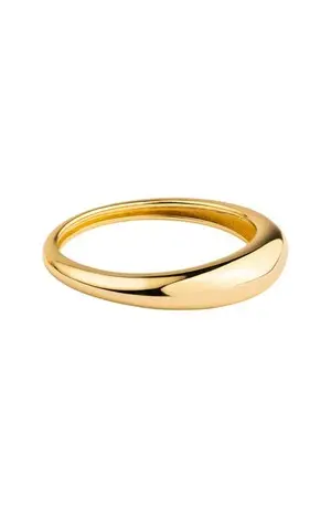 MADE BY MARY Mini Gloss Ring - Gold Vermeil