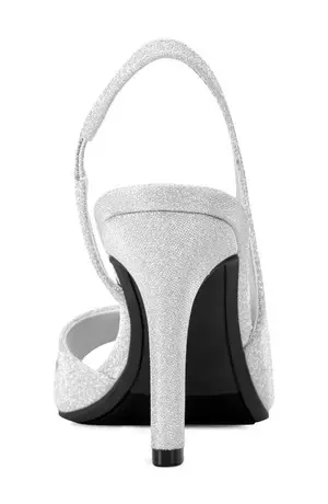 Dkny Star Accent Slingback Sandal - Silver