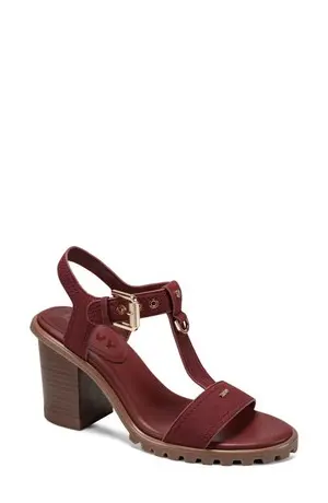 Dkny Ankle Strap Sandal - Brick