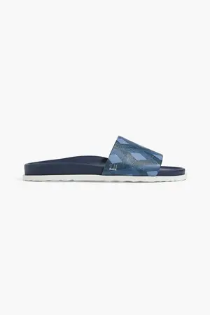 Dunhill Cadogan Printed Slides - Navy