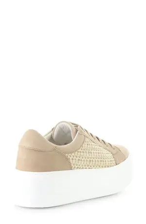 BOS. & CO. Lace-up Platform Sneakers - Almondine