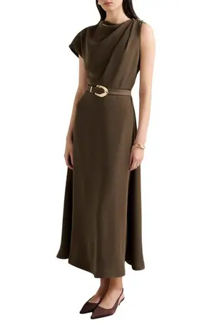 EVER NEW Draped Maxi Dress