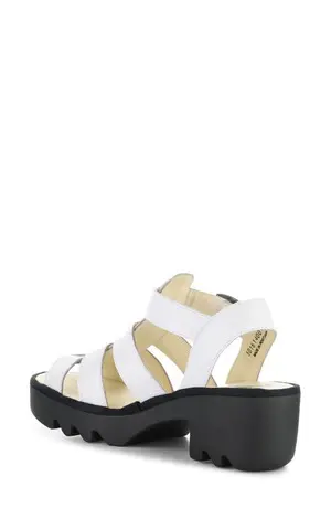 Fly London Terf Lug Sole Sandal - White