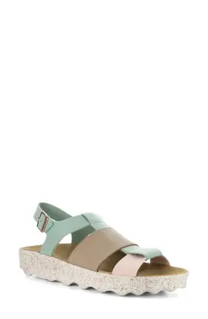 Fly London Calla Sandal - Multi Mint