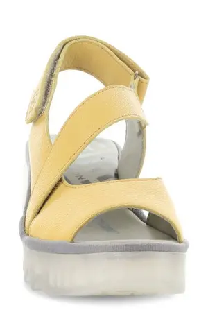 Fly London Basy Slingback Platform Wedge Sandal - Bumblebee