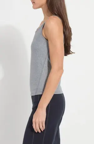 Lyssé Reversible Cotton-blend Tank
