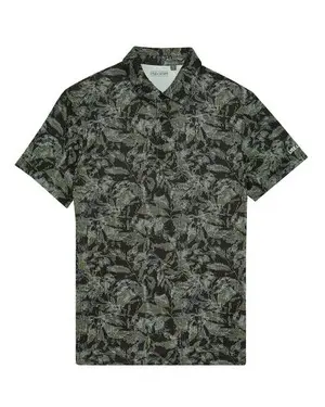 LYLE & SCOTT Golf Digital Floral Polo Shirt - Jet Black