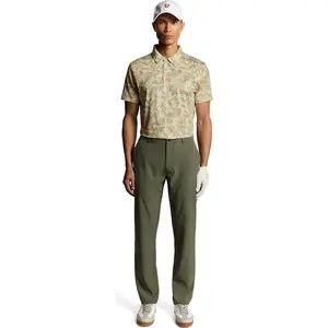 LYLE & SCOTT Golf Digital Floral Polo Shirt - Sunrise Yellow